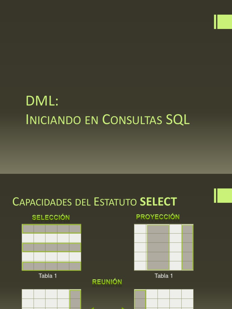DML - Iniciando en Consultas | PDF | SQL | Desarrollo de software