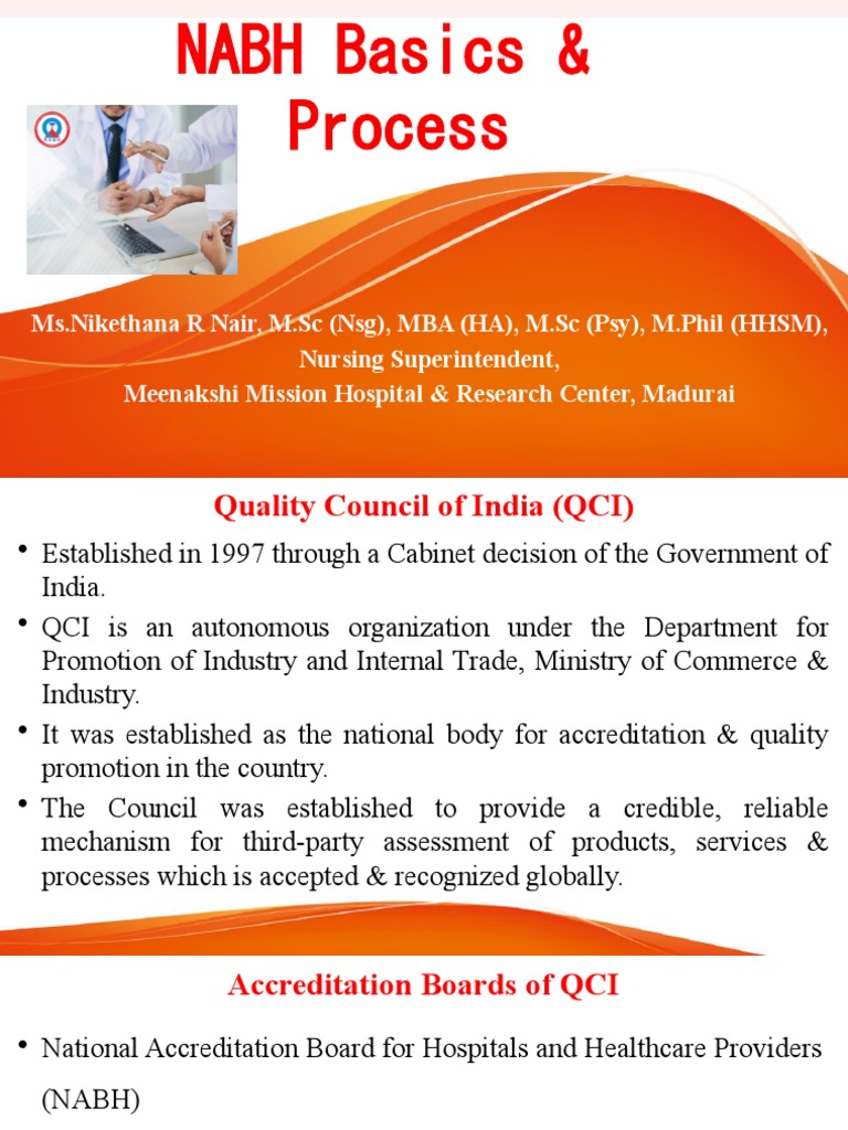 NABH Introduction | PDF | Health Care | Hospital