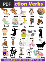 Printable Action Verb Flashcards | PDF