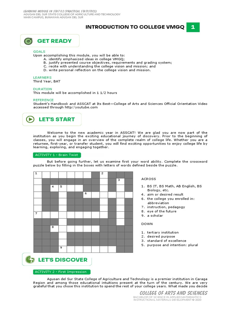 Stat 02 Module Pdf Level Of Measurement Statistics