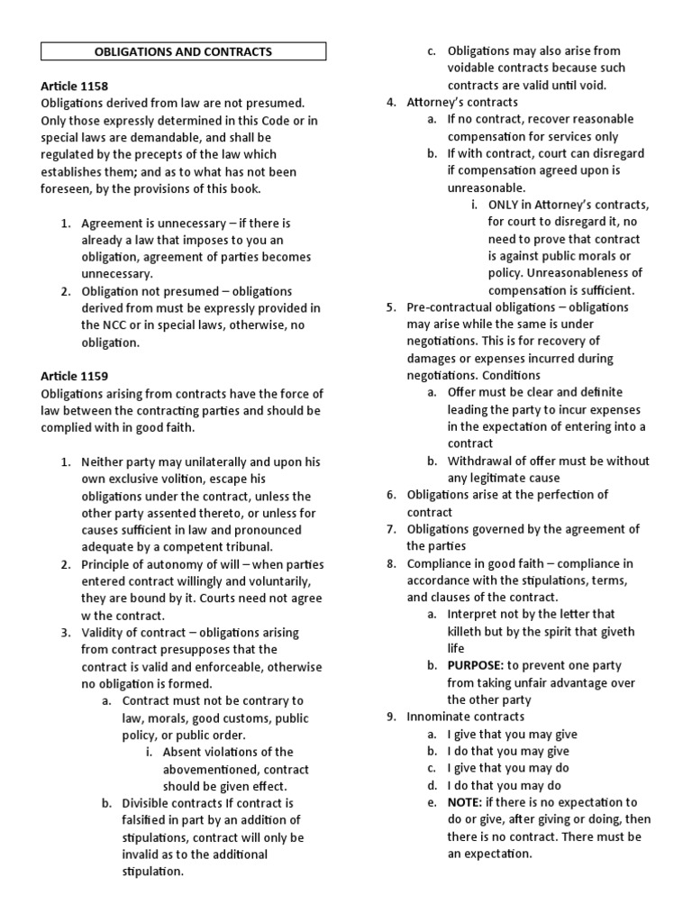 Civil Law Review Notes | PDF | Private Law | Common Law