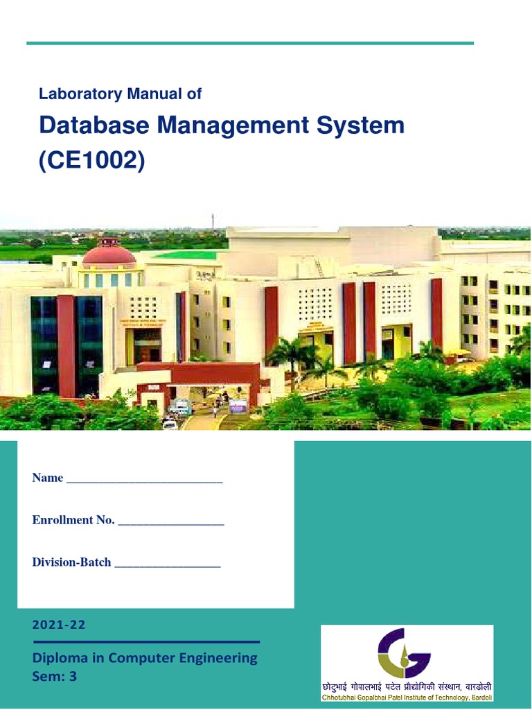 DBMS Manual | PDF | Table (Database) | Information Technology Management