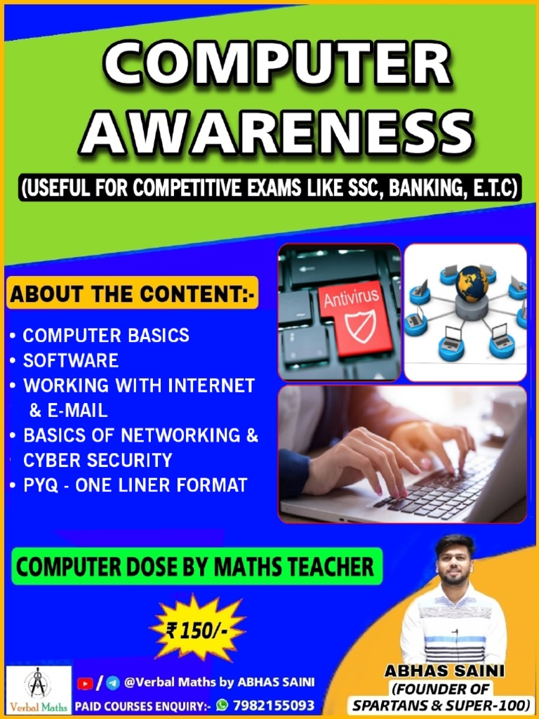 Computer Awareness Capsule by Abhas Saini | PDF | Computer Data Storage | Random Access Memory