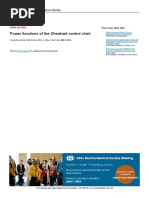 Shewhart Constants for Control Charts | PDF