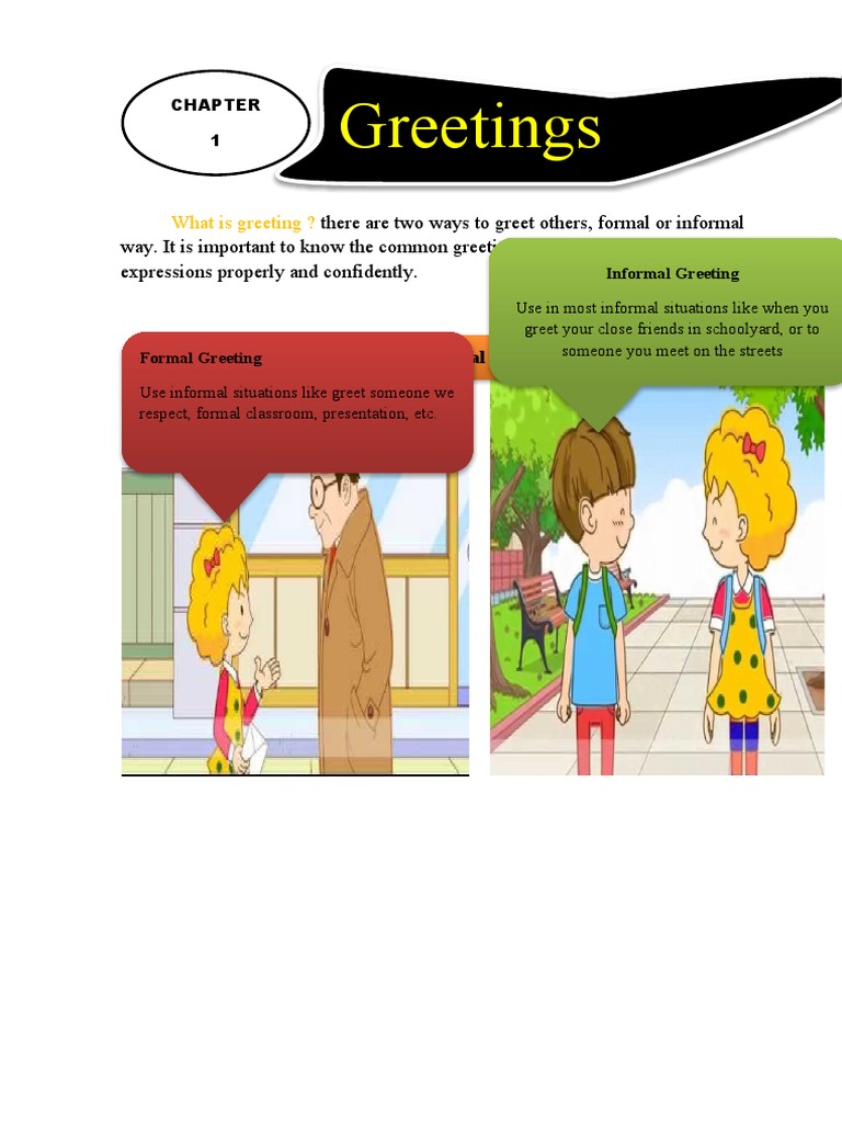 What Is Greeting | PDF