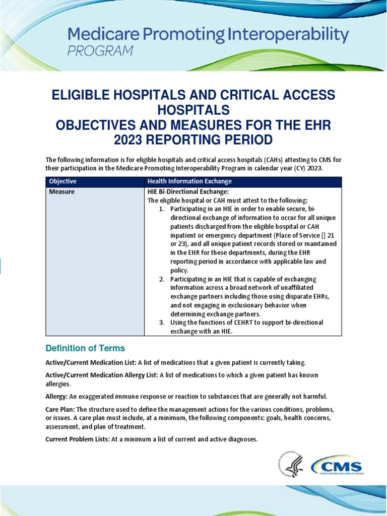 05 CY 2023 HIE Bi-Directional Exchange | PDF | Electronic Health Record ...