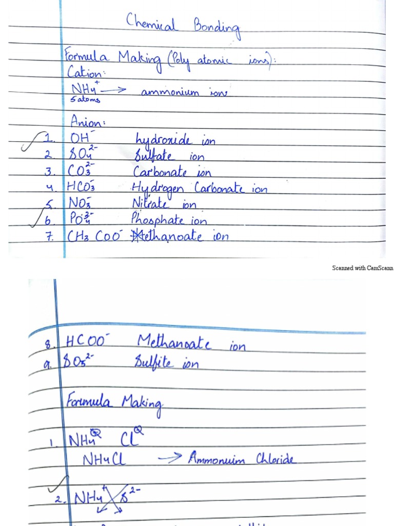 Formula Making Notes | PDF