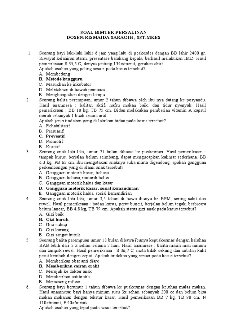 Soal Ida Pesalinan | PDF