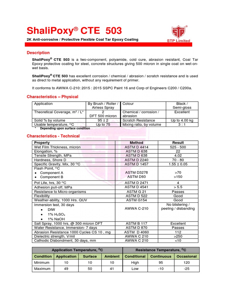 ShaliPoxy CTE 503 | PDF | Concrete | Epoxy