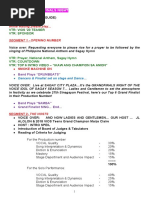 Queen Pageant Judging Sheet | PDF