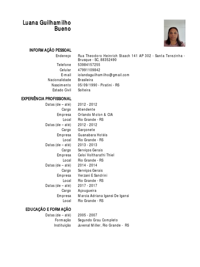 CV Luana Guilhamilho Bueno 11-01-2023 | PDF