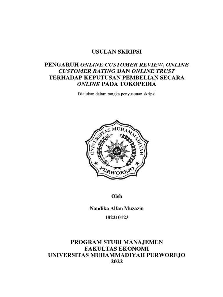 Proposal Revisi 220223 | PDF