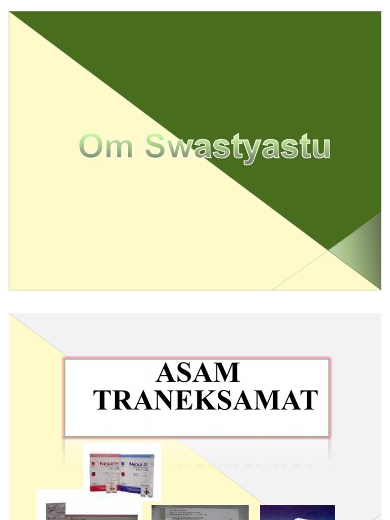 Tranexamic Acid | PDF