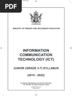 Grade 9 Information Communication Tecgnology Textbook | PDF