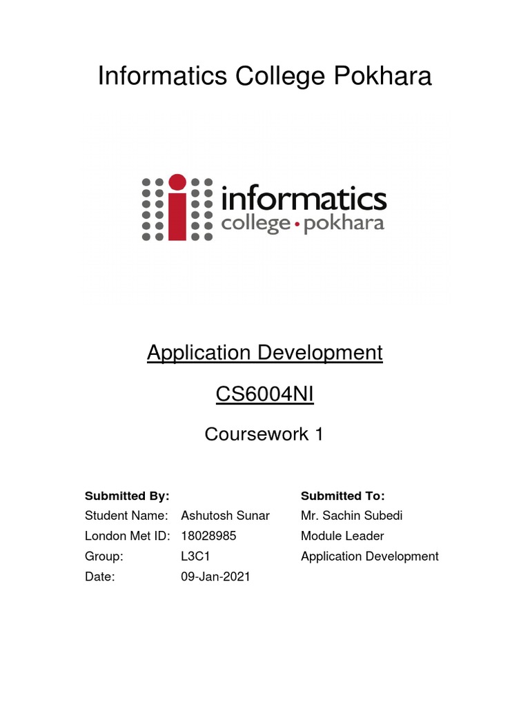A18 Cs6004ni CW1 18028985 | PDF | Use Case | System
