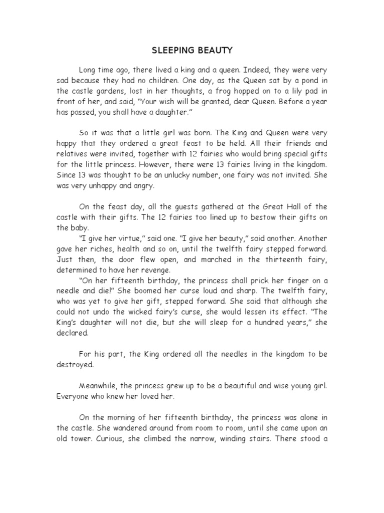 Sleeping Beauty | PDF | Sleeping Beauty