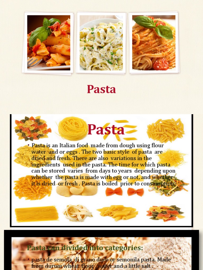 2 Italian Pasta | PDF