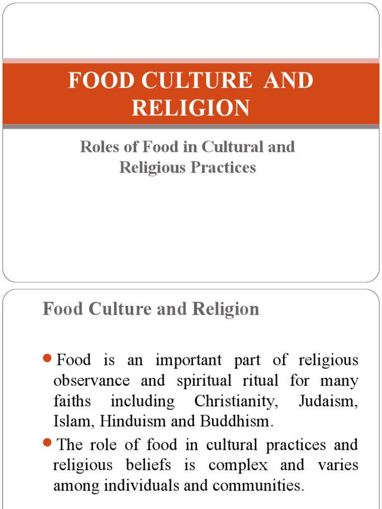 Food's Role in Religious Practices | PDF