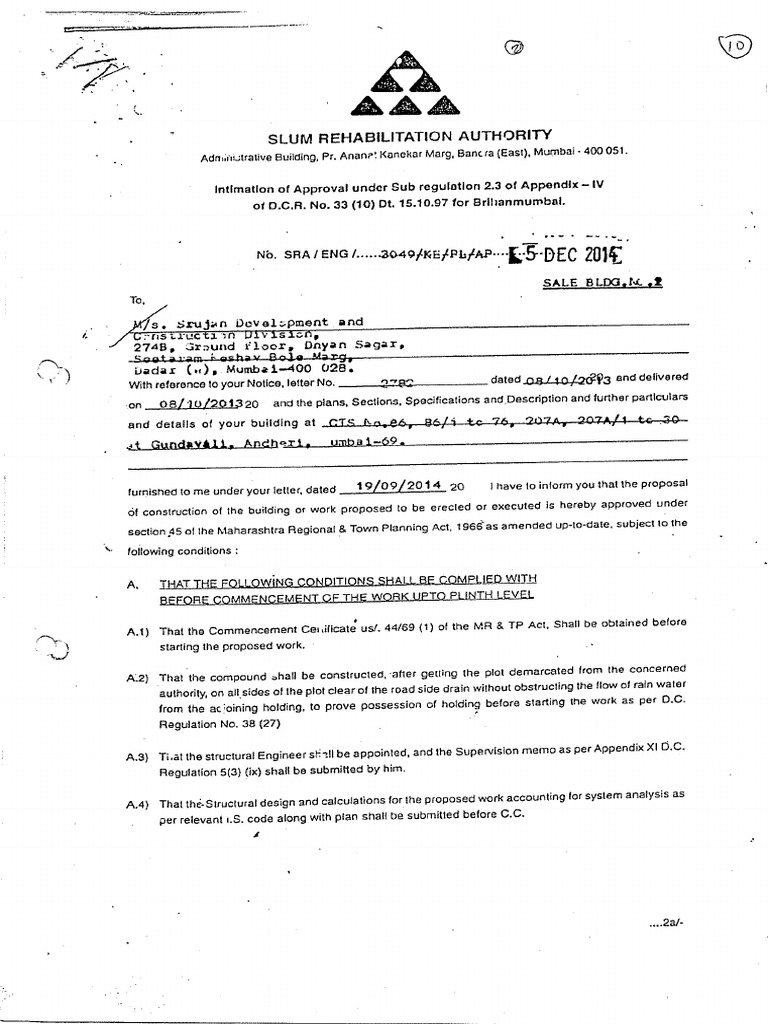 1 Building Plan Approval (IOD) | PDF