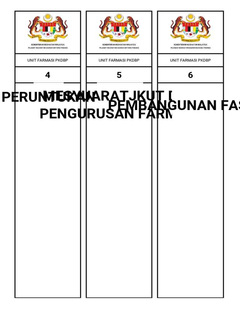Tulang Fail Besar Unit Farmasi PKDBP | PDF