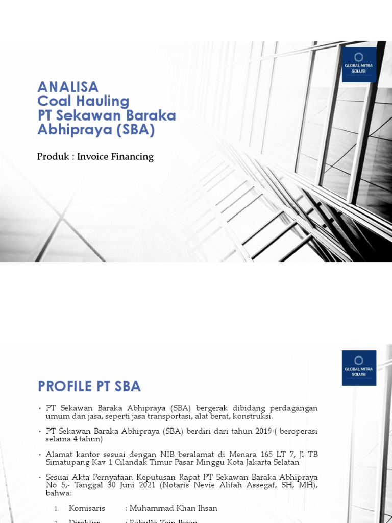 Analisa Coal Hauling PT Sba | PDF