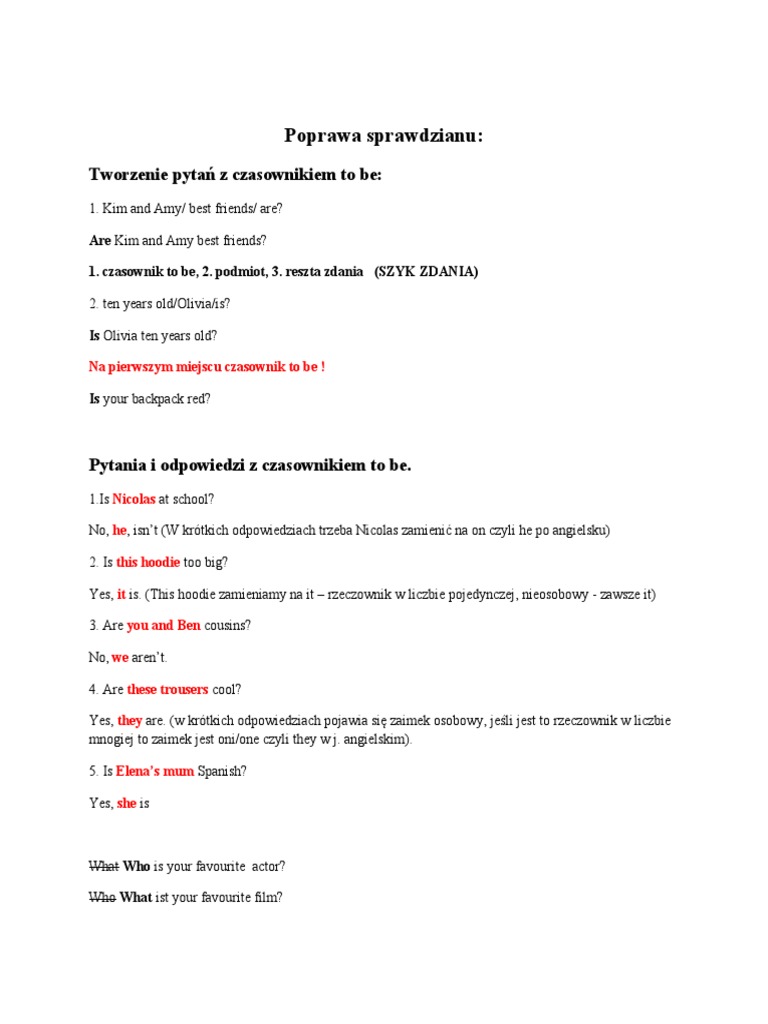 Poprawa-Sprawdzianu 4 | PDF