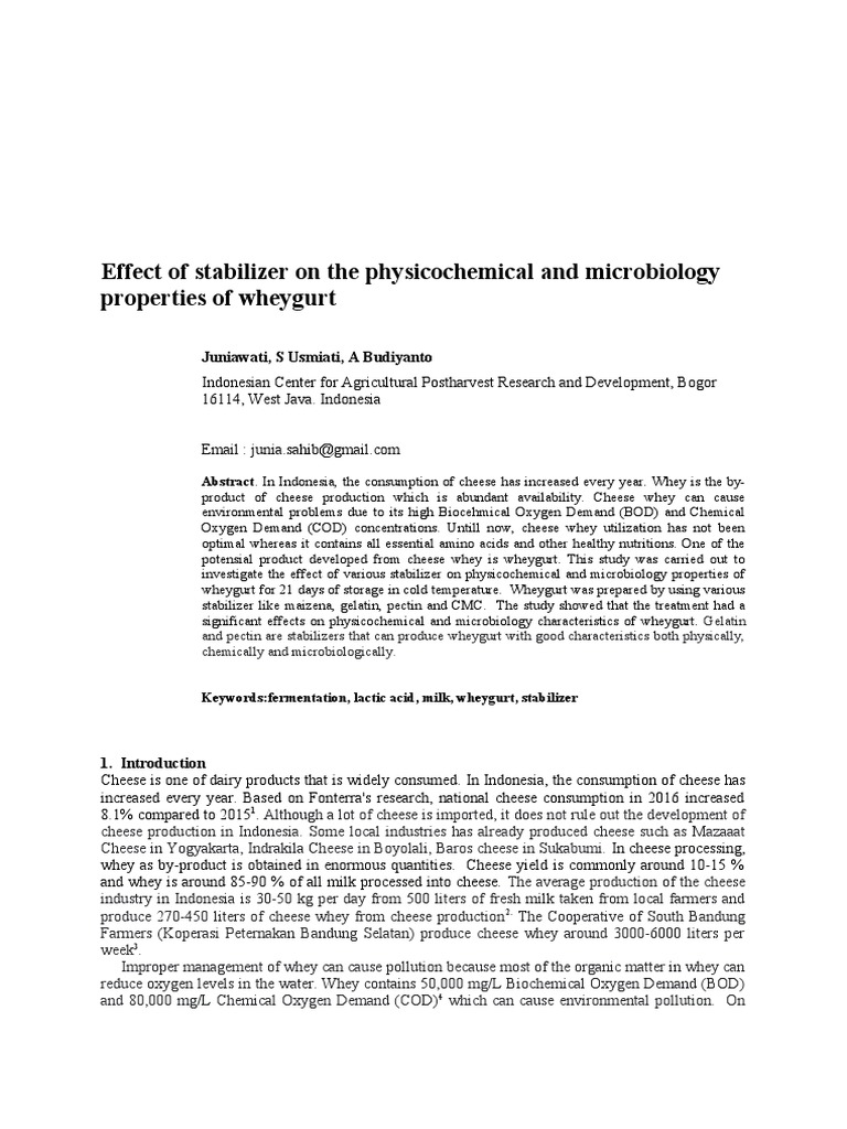 Full Paper ICAPHP 3-Juniawati Et Al | PDF | Yogurt | Probiotic
