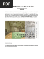 Indoor Badminton Court Construction Guide | PDF | Flooring ...