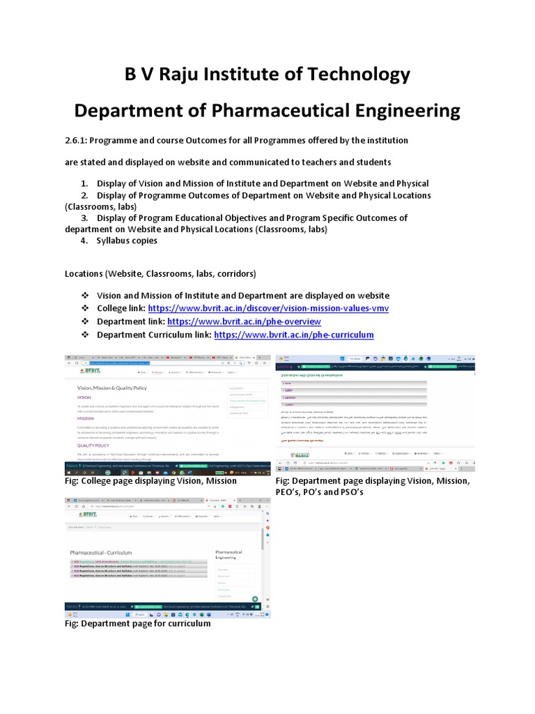 B V Raju Institute of Technology Department of Pharmaceutical ...