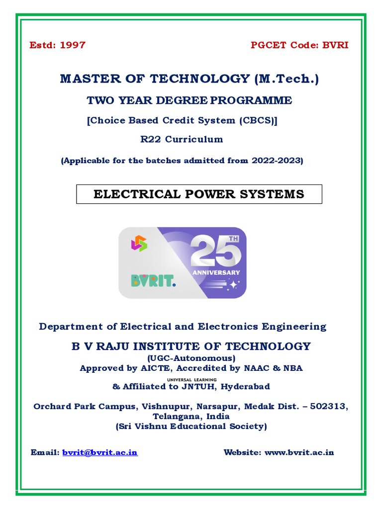 R22 - EPS Syllabus | PDF | Photovoltaics | Photovoltaic System
