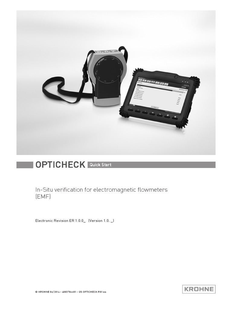 QS OPTICHECK en 140630 4003706601 R01 1000274348 1 | PDF | Flow ...