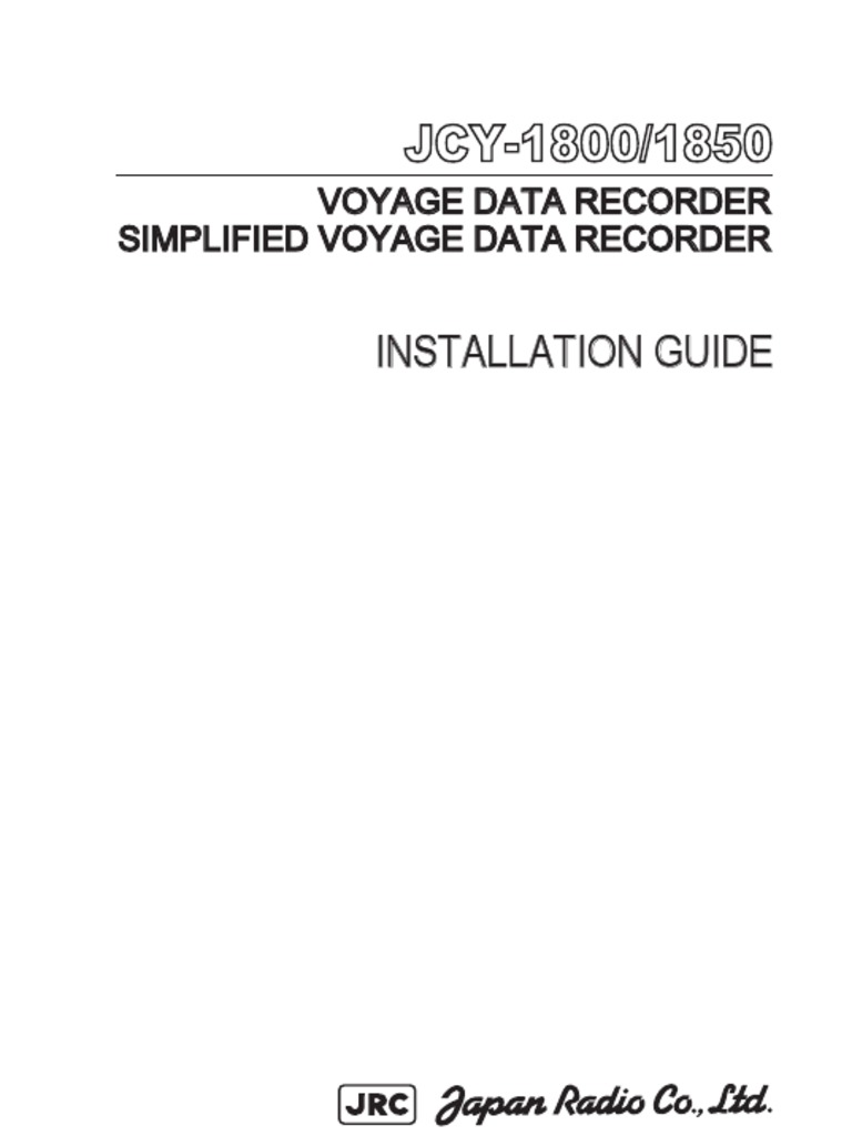 Jcy1850 Installation Manual | PDF | Power Supply | Electrical Connector