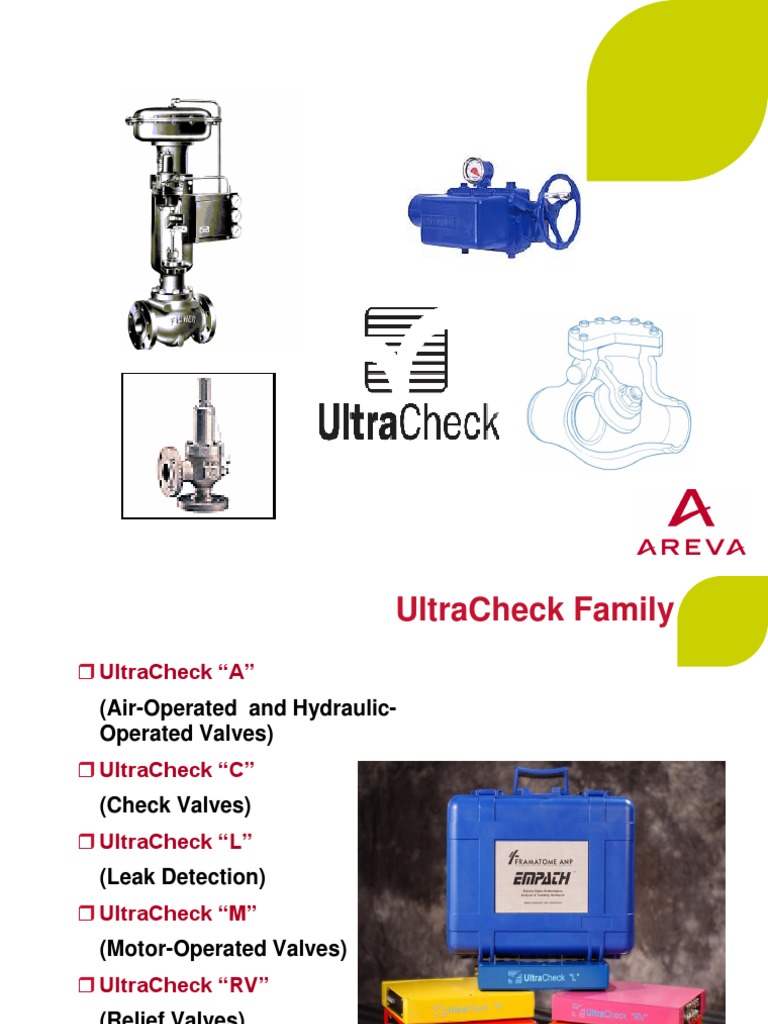 UltraCheck Product Presentation | PDF | Valve | Leak