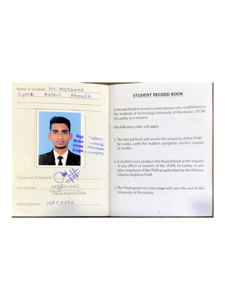 Student Record Book | PDF Student Record Book | PDF