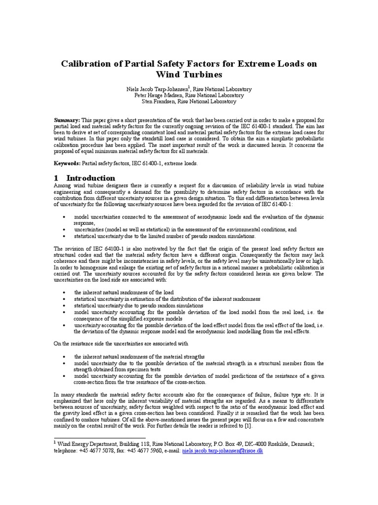 IEC Safety Factors Paper | PDF | Normal Distribution | Reliability Engineering