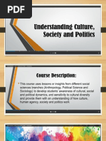 Ucsp Q1 W5 PPT | PDF | Socialization | Communication