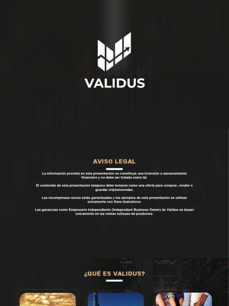 Validus Español PDF | PDF