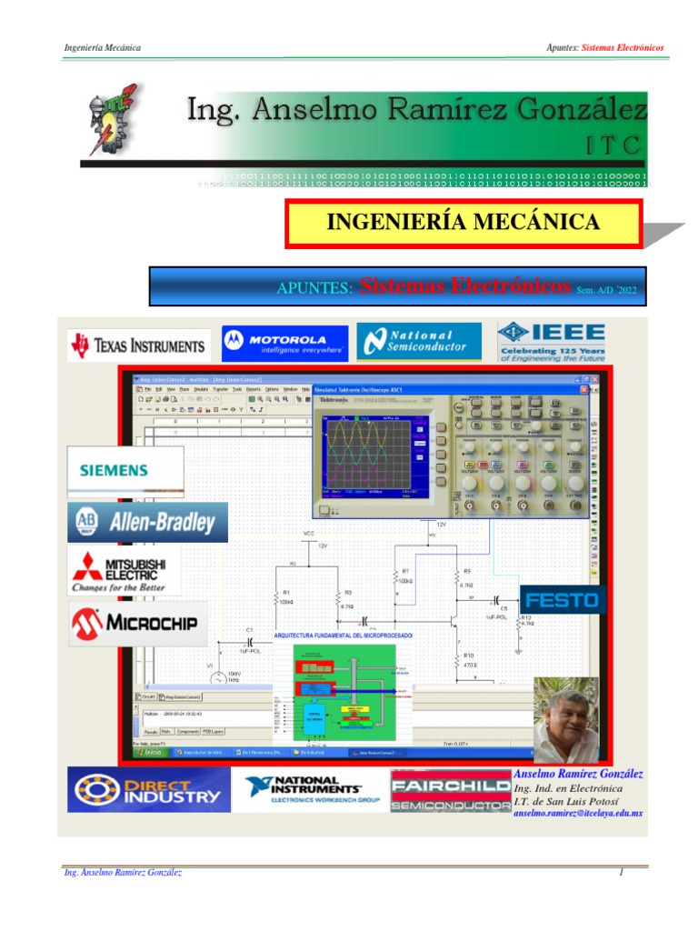 Apun Sistemas Electronicos Mecanica | PDF | Inductor | Corriente eléctrica