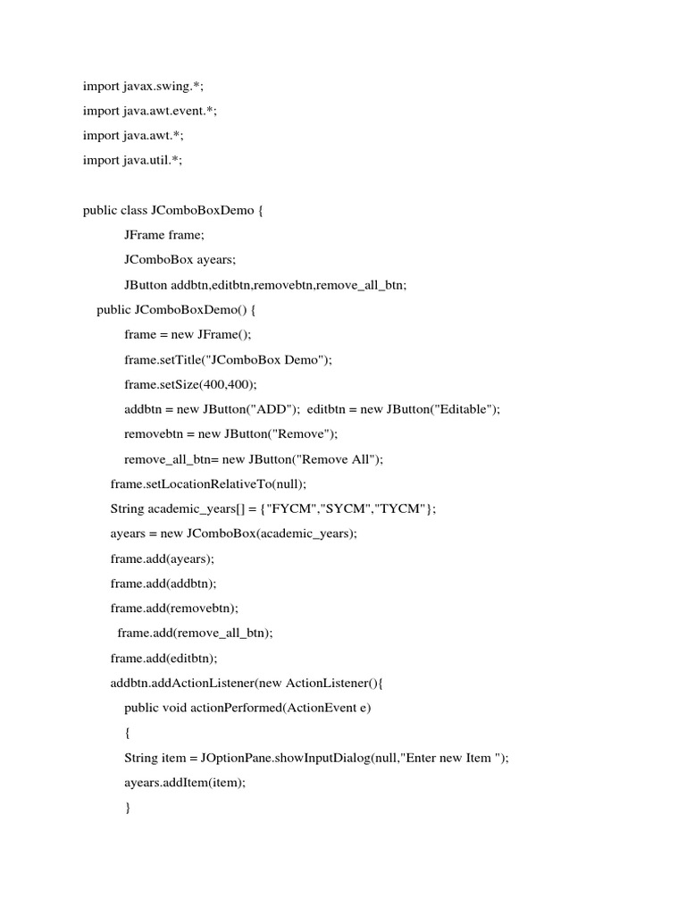 Java Programs Pdf Programming Paradigms Object Computer Science