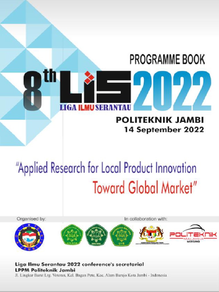 PROGRAM BOOK LIS 8 (Hal 1-17 & 44) | PDF