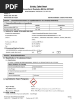 Safety Data Sheet Refrigerant R410A | PDF | Toxicity | Oxygen