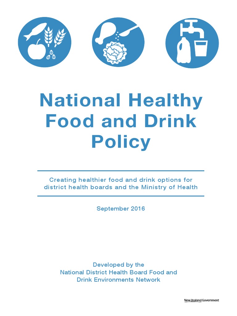 National Healthy Food and Drink Policy | PDF | Whole Grain | Healthy Diet
