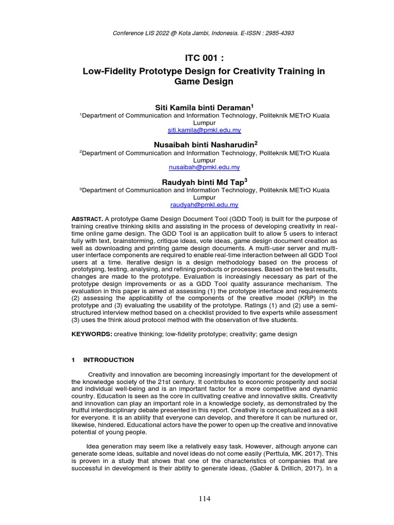 LIS 2022 New 1-145-153 | Download Free PDF | Usability | Prototype