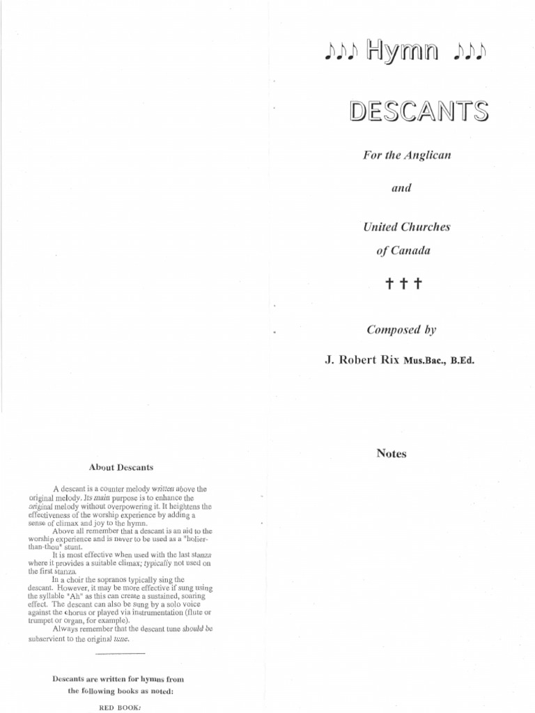 Jrobertrix Descants | PDF