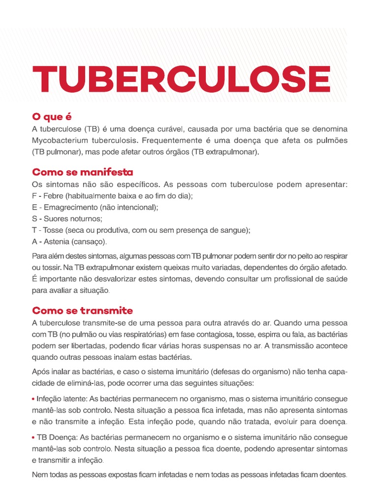 Tuberculose | PDF