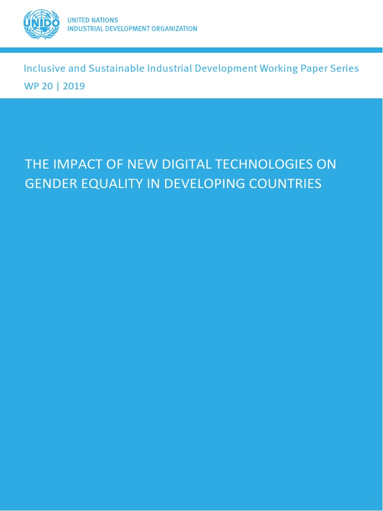 Impact of Digital Tech On Gender Equality | PDF | Automation ...