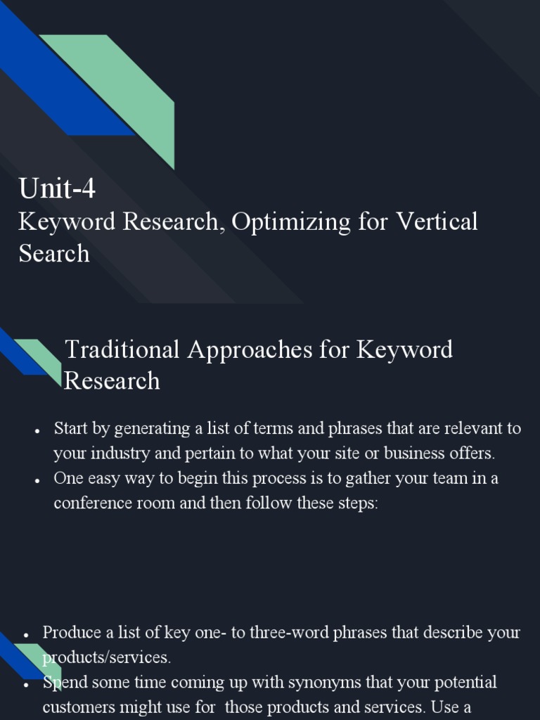 Unit 4 | PDF | Search Engine Optimization | Communication