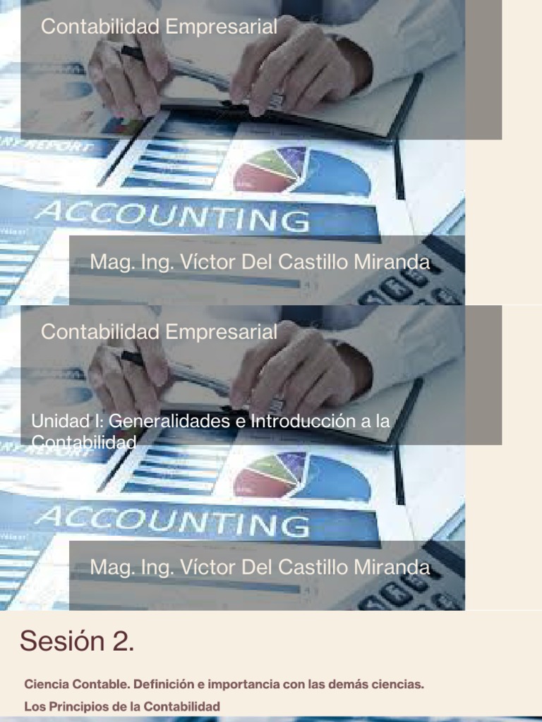 Contabilidad Empresarial Unidad I Sesión 2 | PDF | Contabilidad ...