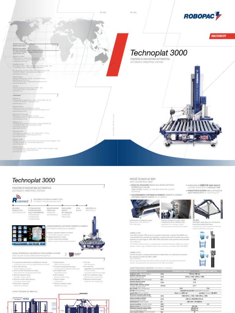 Technoplat3000 Ita-Eng LR | PDF | Mechanical Engineering