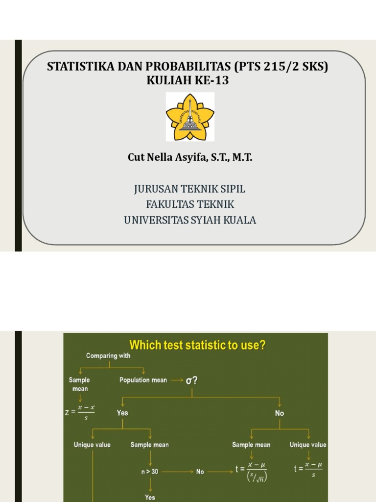 Statistika Dan Probabilitas - 14 | PDF